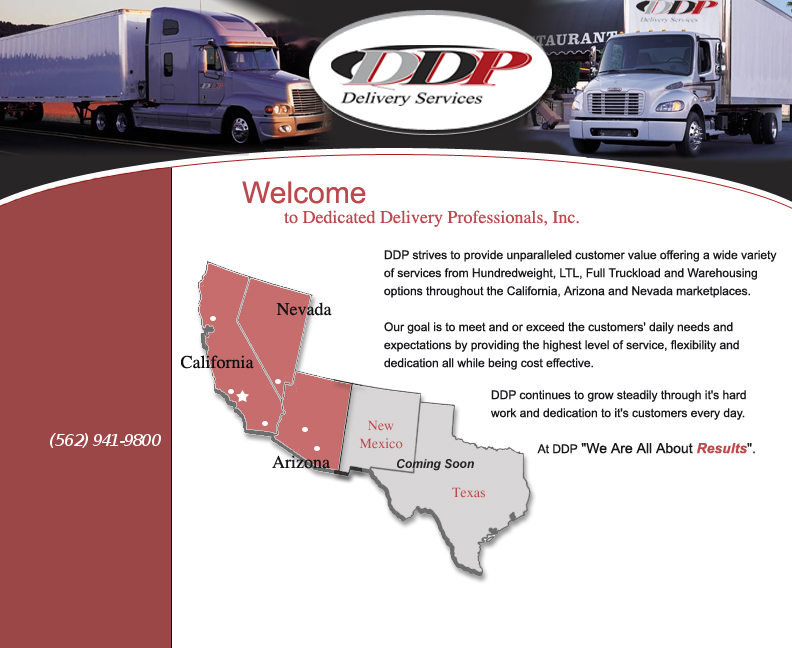 Welcome to Dedicated Delivery Professionals, Inc.